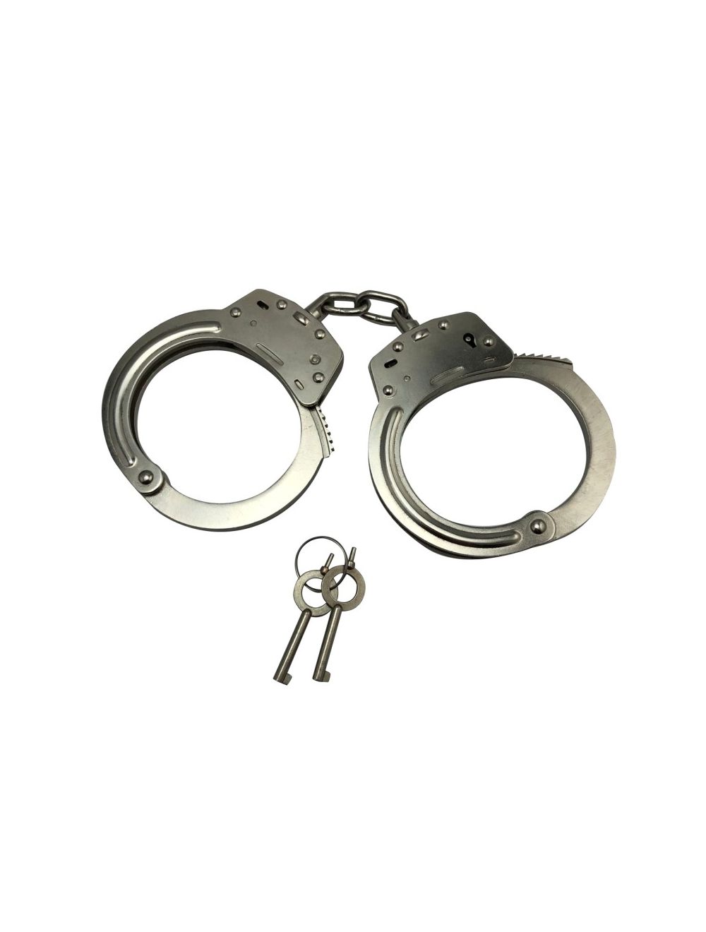 Heavy Steel Handcuffs with Chain | Klipon.com
