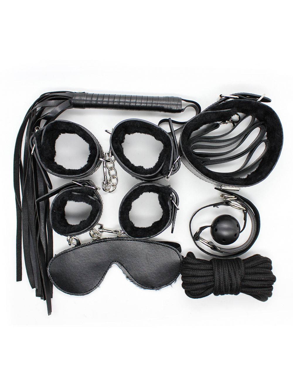 BDSM Set A (9pcs) Black | Klipon.com